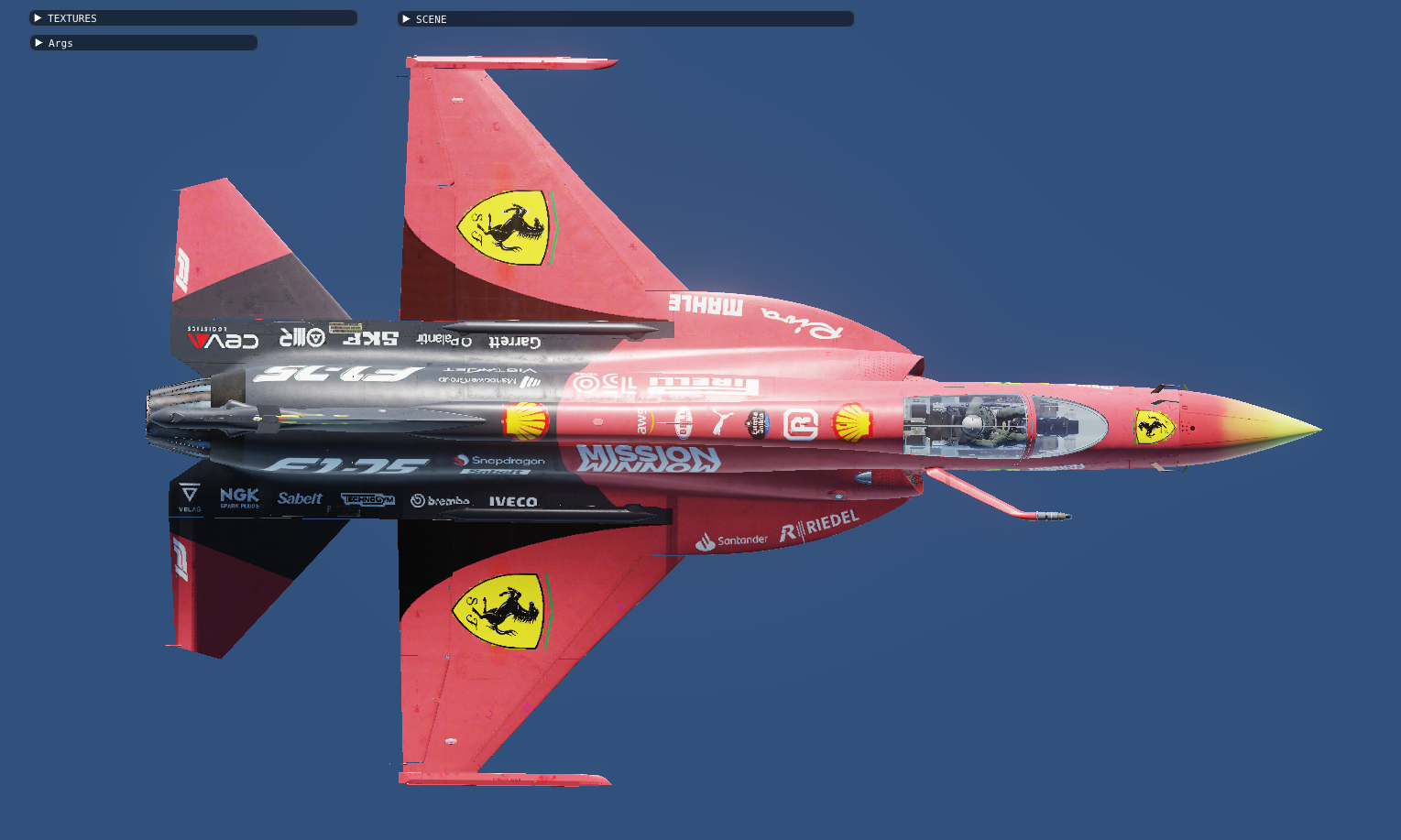 Ferrari F1-75 livery for JF-17
